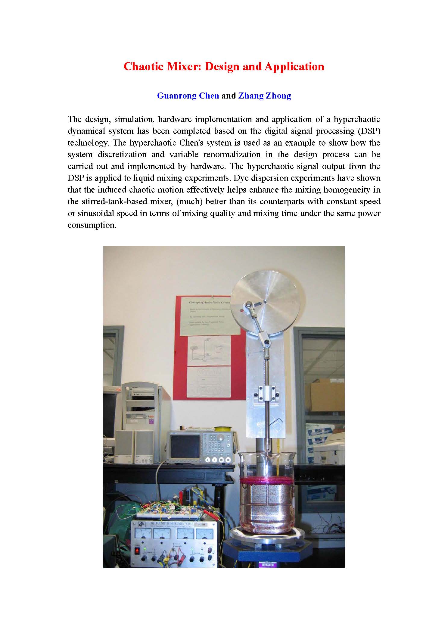 Centre for Chaos and Complex Networks - City University of Hong Kong