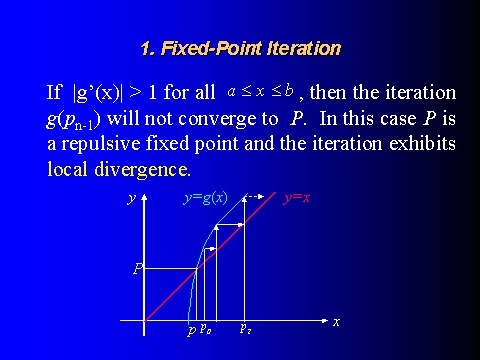 1. Fixed-Point Iteration